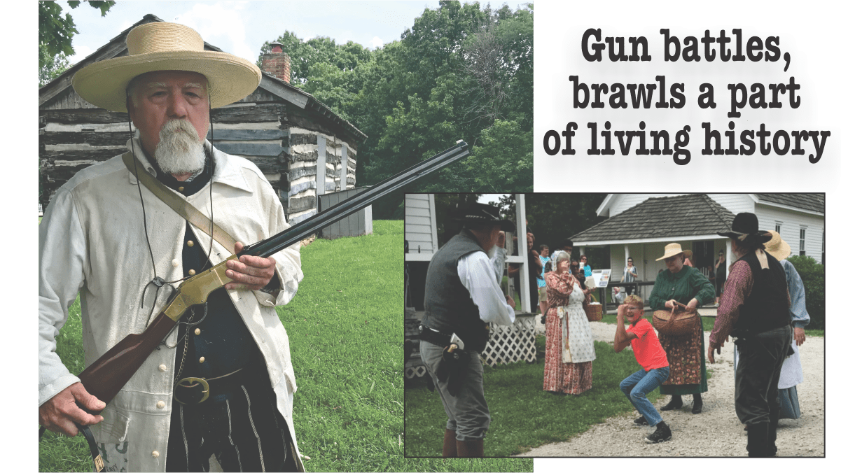 Gun battles, brawls a part of living history