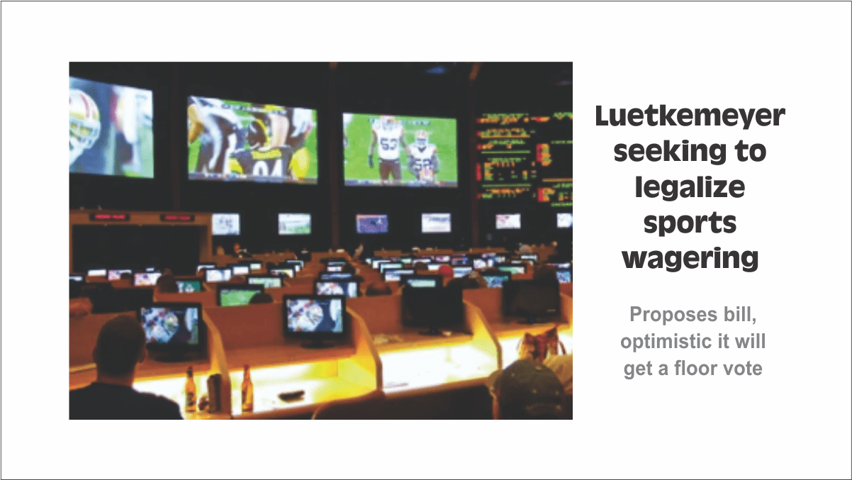 Luetkemeyer Wants To Legalize Sports Wagering