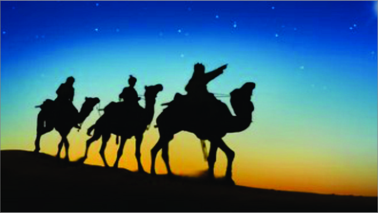 Christmas, Wise 'men' and nativity scenes