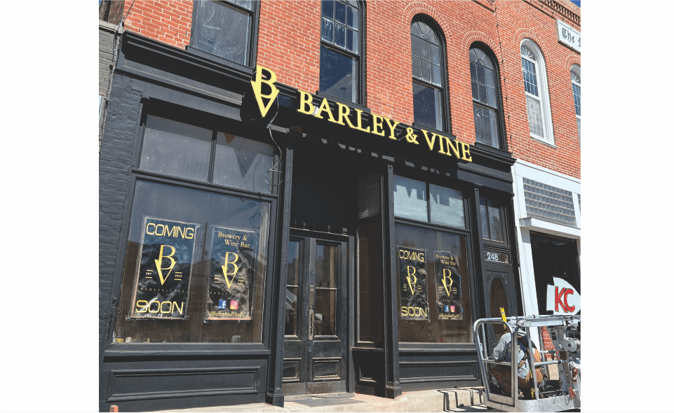 Brewery, wine bar coming soon