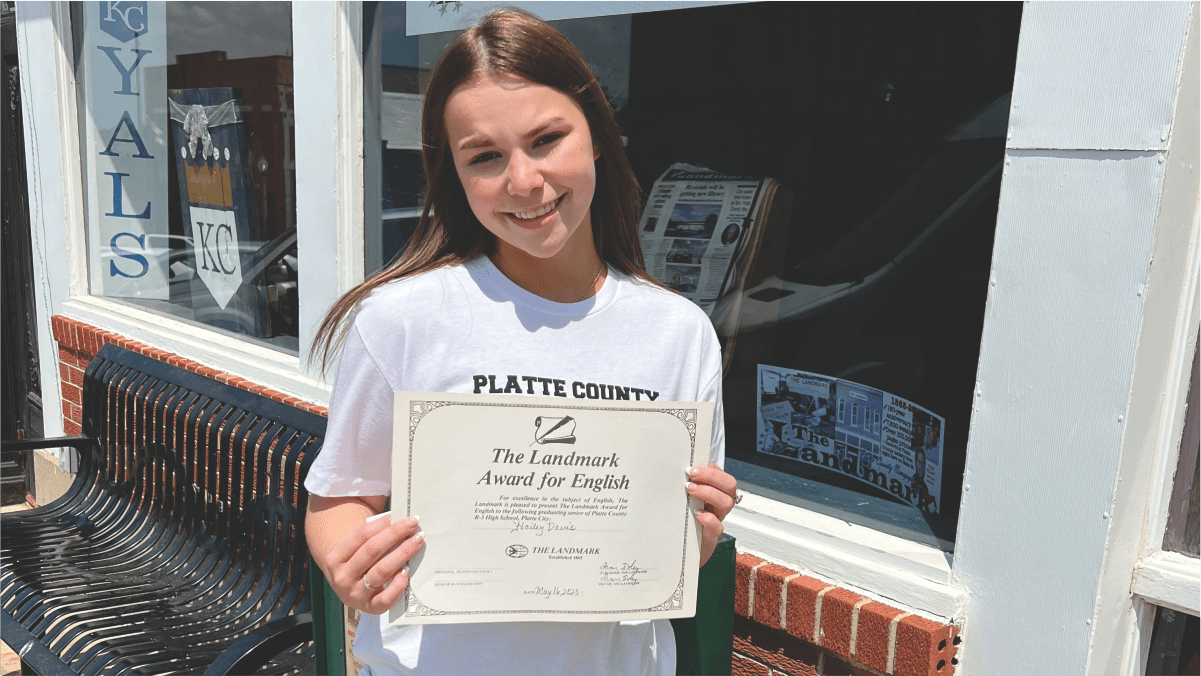Landmark English Award - The Platte County Landmark Newspaper