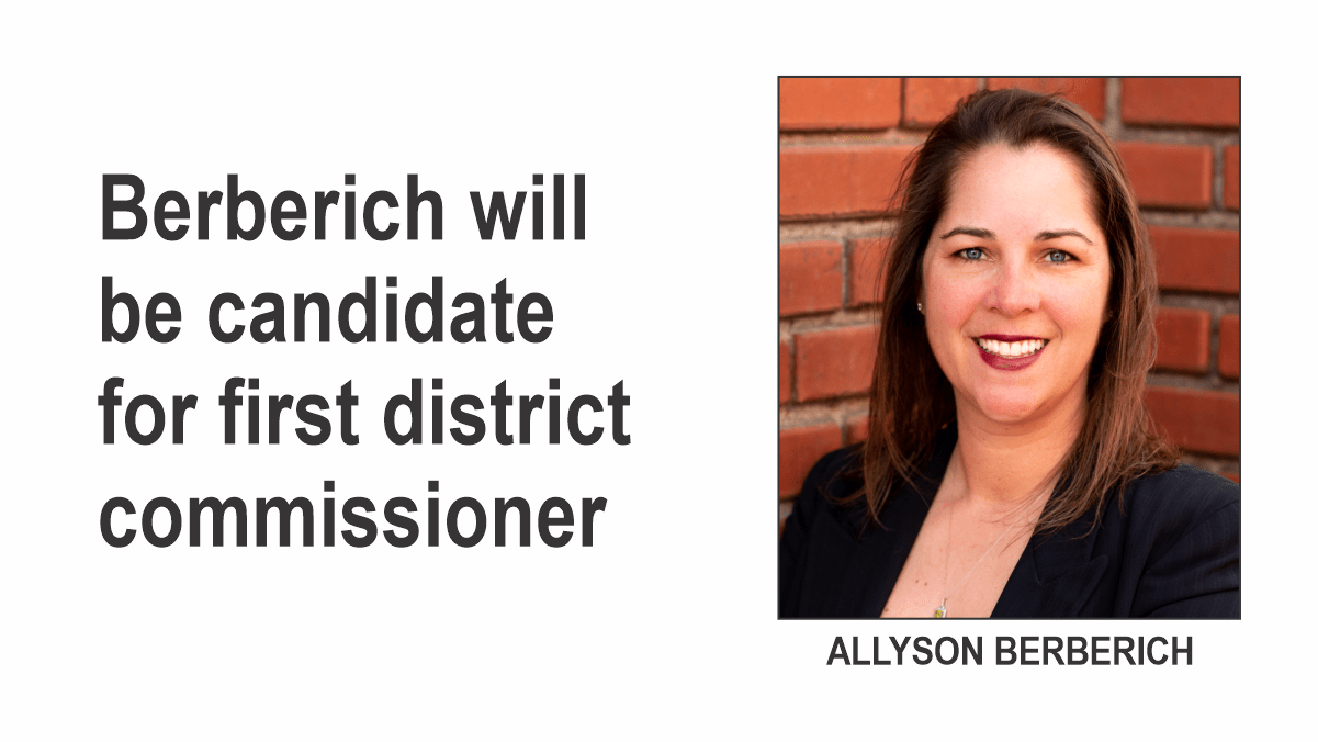 Berberich is candidate for first district commissioner